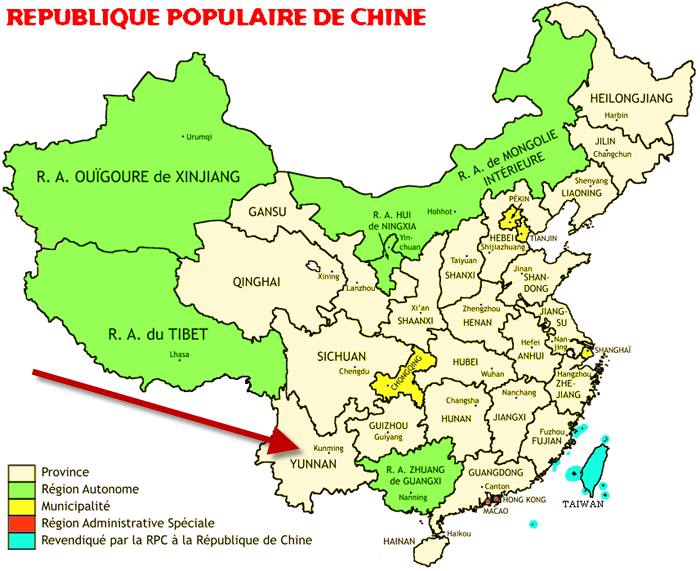 CHINE: LEXIAGUO EN YUANN - CHINE